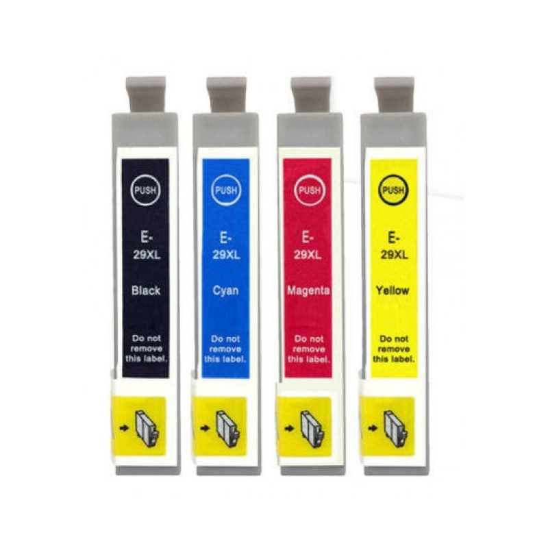 Pack de 4 Tinteiros Compatíveis Epson T2991 / T2992 / T2993 / T2994 ...